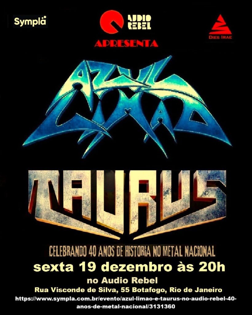 Quatro décadas em fúria: Taurus celebra 40 anos com novo clipe ao vivo ...